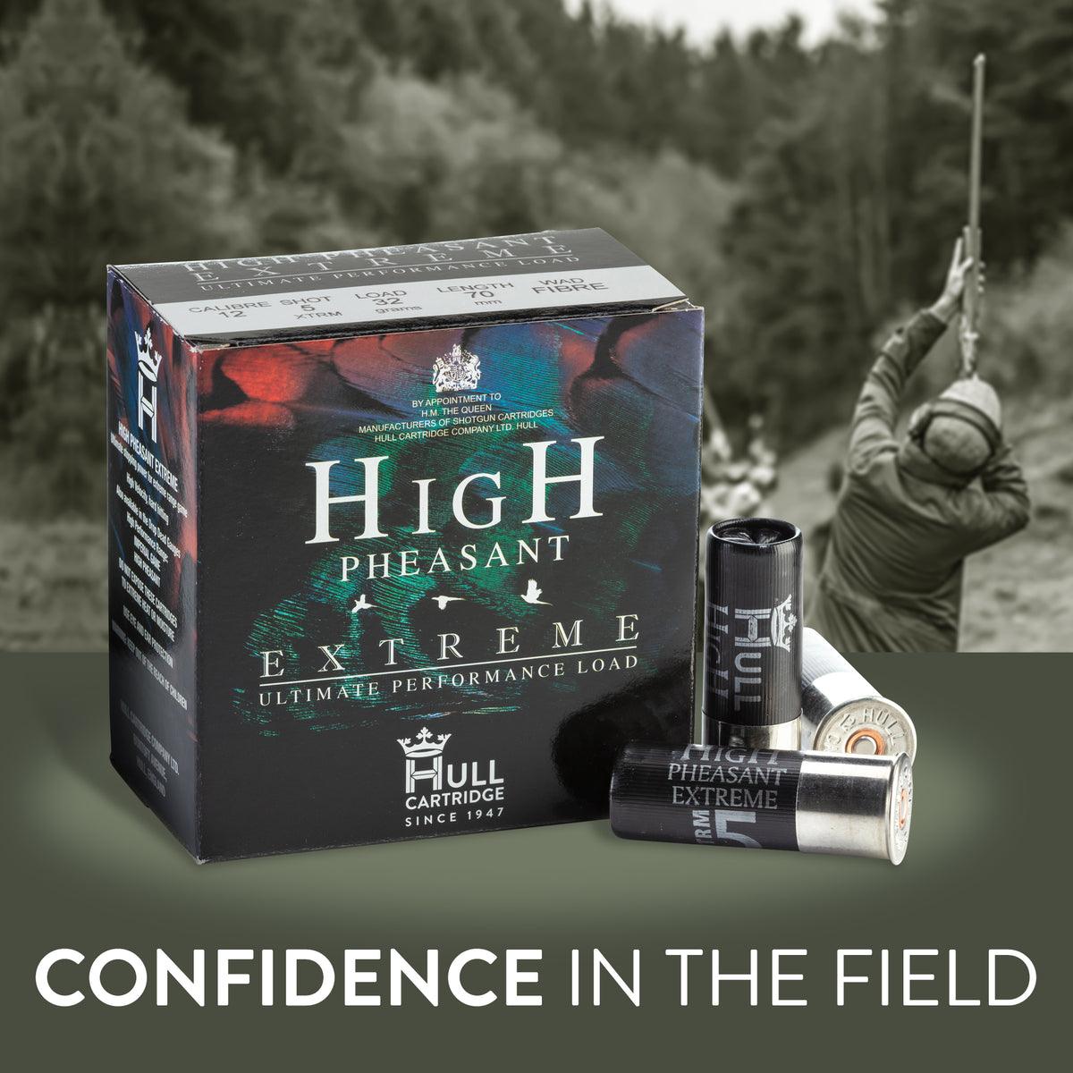 HULL High Pheasant Extreme 12 A PREVIOUS WINNER OF GAME CARTRIDGE OF T ...