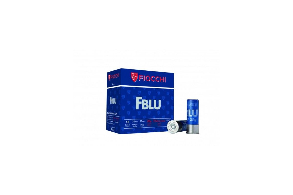 FIOCCHI FBLU 12G 28 Gram 7.5 Plastic – Ancaster Leisure Airsoft ...