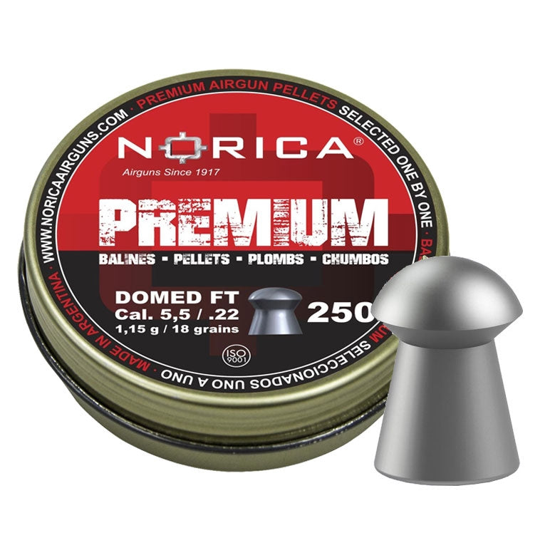Norica Premium Line Domed FT Pellets - .22 (250) – Ancaster Leisure ...