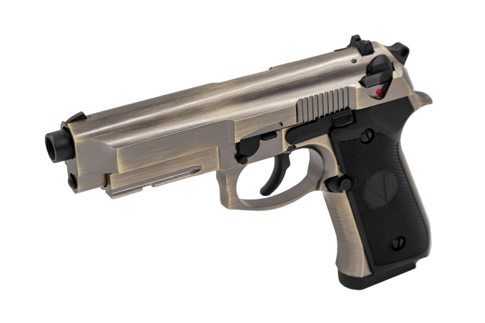 VORSK VM9 Osiris GBB Pistol BRUSHED STEEL – Ancaster Leisure Airsoft ...
